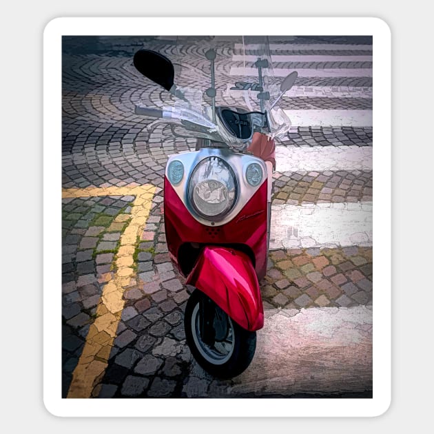Moped#1 - Moped - Sticker | TeePublic