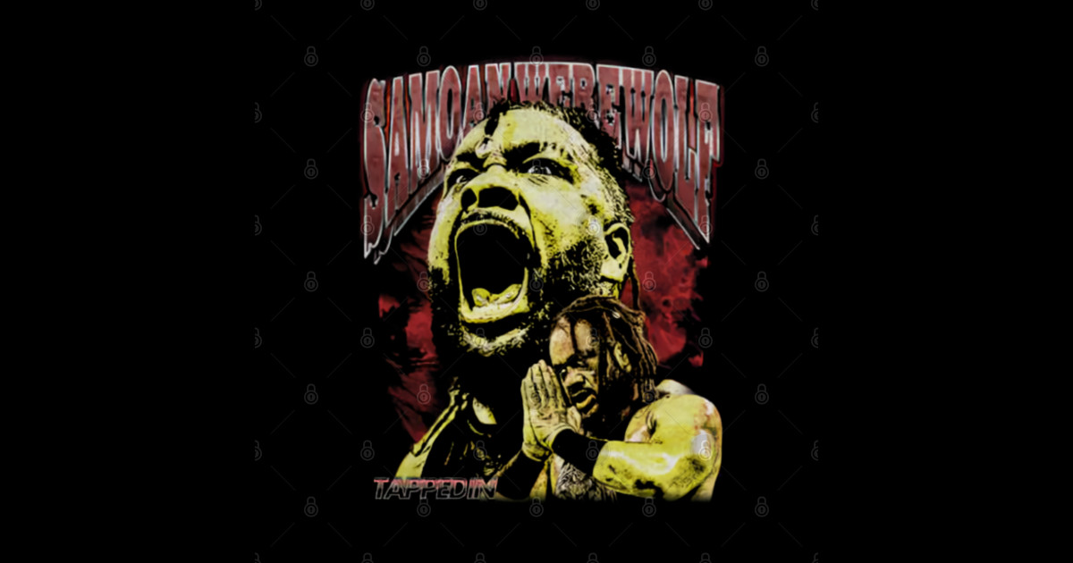 Jacob Fatu Samoan Werewolf - Jacob Fatu - Sticker | TeePublic