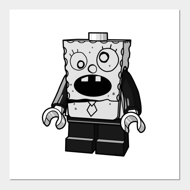 LEGO DoodleBob - Spongebob - Posters and Art Prints | TeePublic