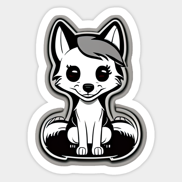 Gray Wolf - Loona Hellhound from Helluva Boss - Helluva Boss Loona ...