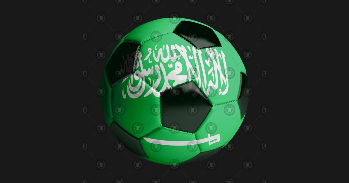 Saudi Arabia Soccer Ball - Saudi Arabia World Cup Russia 2018 - T-Shirt ...