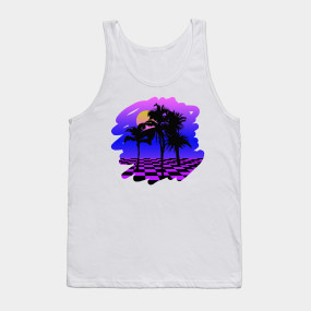 Eighties VHS Palm Trees - Dream Of Paradise - T-Shirt | TeePublic