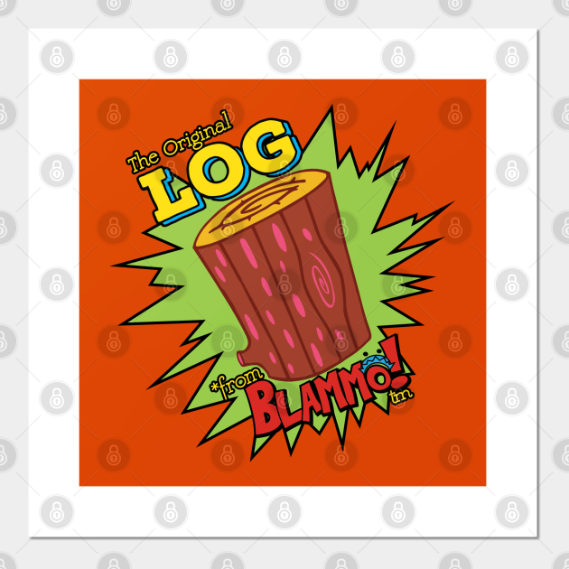 Log from Blammo - Ren And Stimpy - Posters and Art Prints | TeePublic