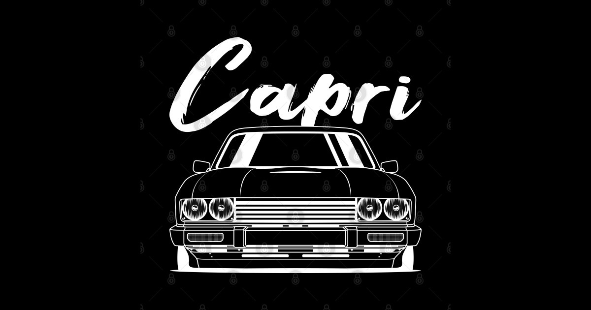 Front MK3 Capri Classic - Capri - Sticker | TeePublic