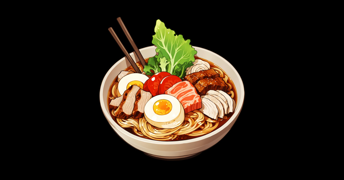 Ramen Noodles Sticker, noodle sticker, japanese food - Ramen Noodle ...