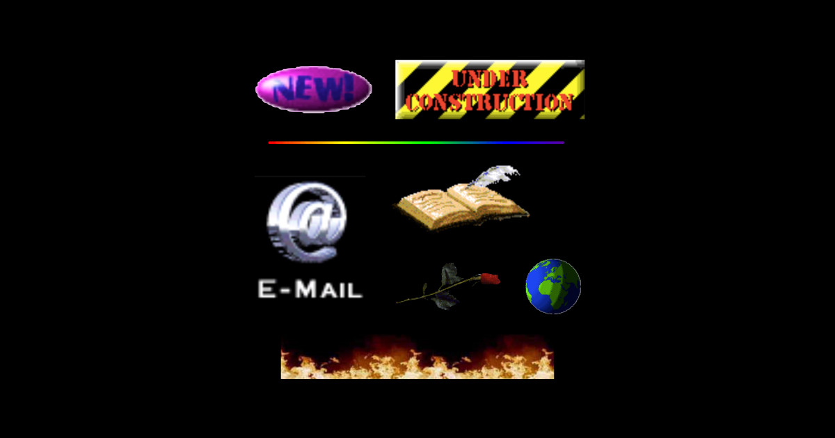 Nineties Internet GIFs - Geocities 90s 1990s Y2K Early 2000s - Internet - Posters and Art Prints ...