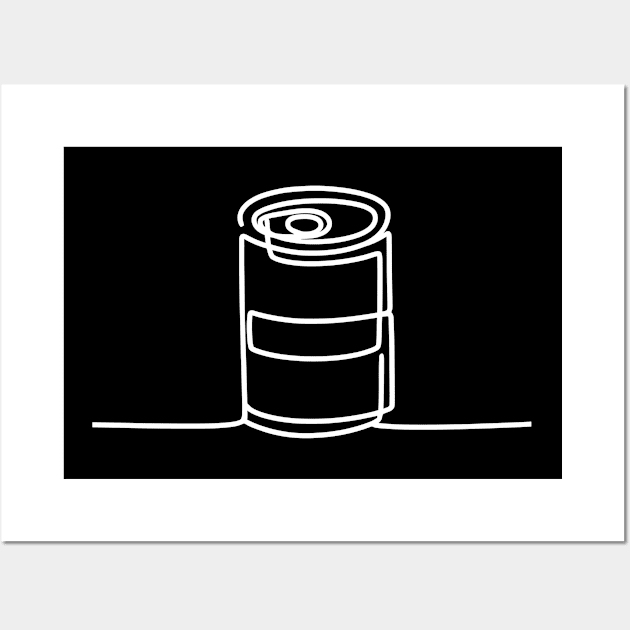 line drawing of a canned food - Canned Food - Posters and Art Prints ...