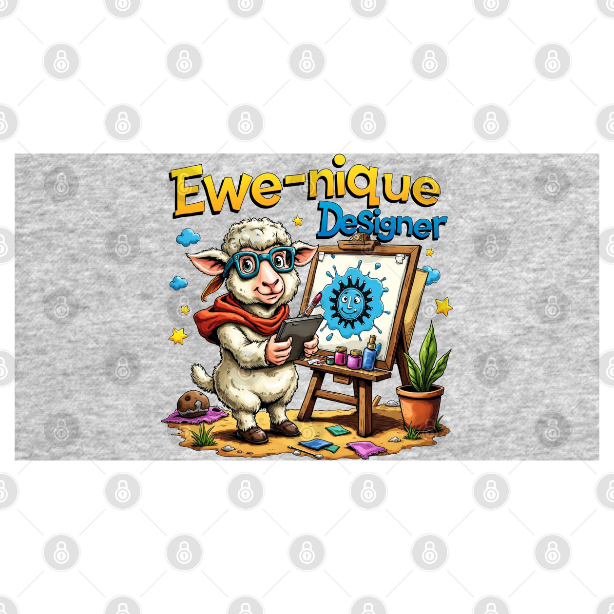 Ewe-nique Designer - Designersdesigner Giftanimalpetcute - T-Shirt ...