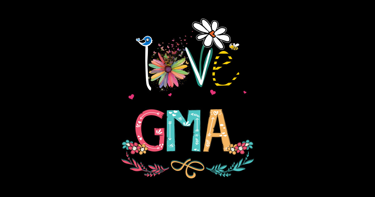 Cute Wildflower I Love Being Called Gma - Grandmother Gift - Sticker ...