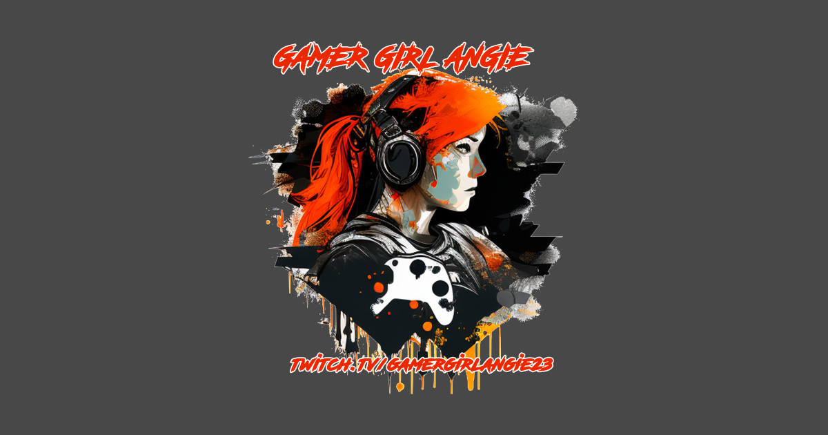 Gamer Girl Angie - Gamergirlangie - T-Shirt | TeePublic
