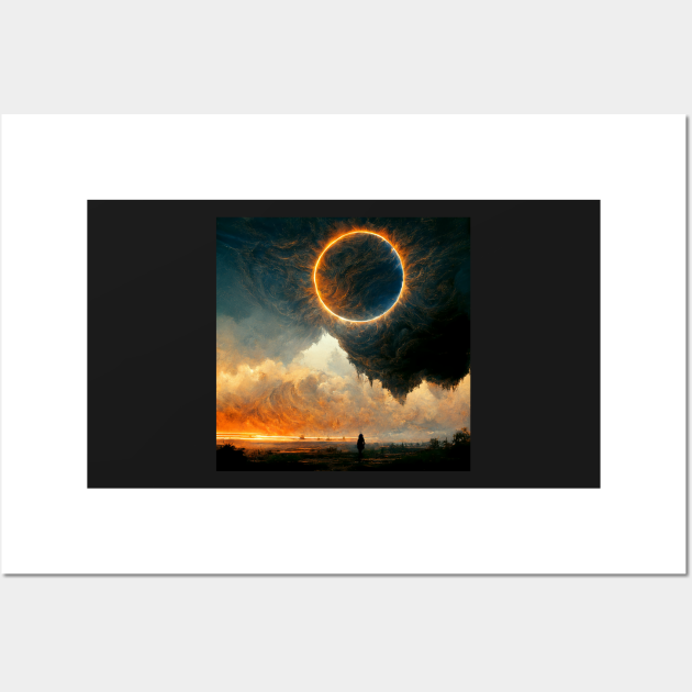 Epic solar eclipse - Sjg Digital - Posters and Art Prints | TeePublic