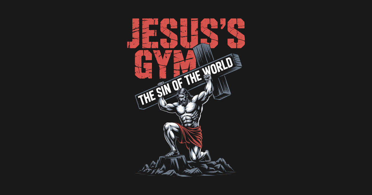 Christian Workout Jesus Gym Bodybuilder Motivation - Christian Workout ...