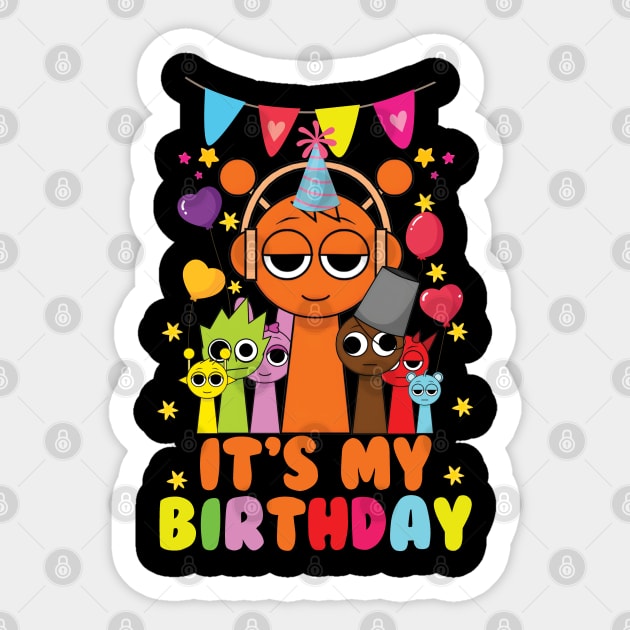 Sprunki Birthday it's My Birthday Sprunki Party Bday Theme - Sprunki ...
