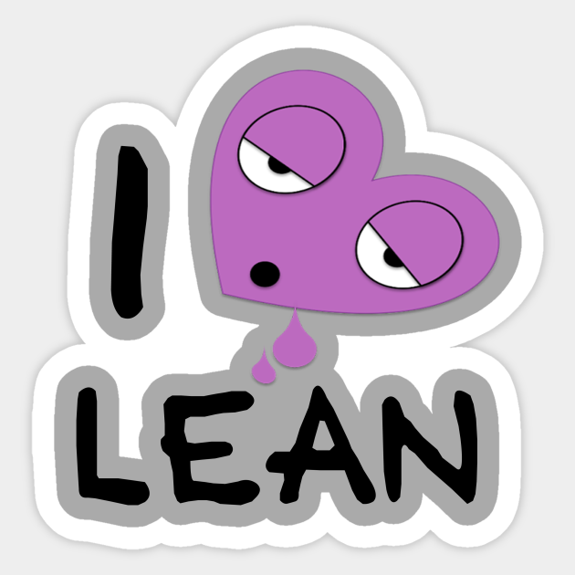 I Love Lean - I Love Lean - Sticker | TeePublic