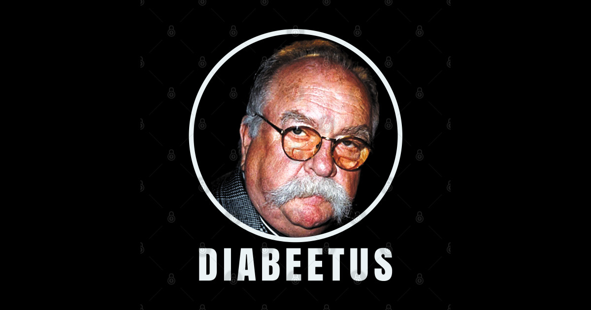 Diabeetus - Wilford Brimley High Resolution - Wilford Brimley - Sticker ...