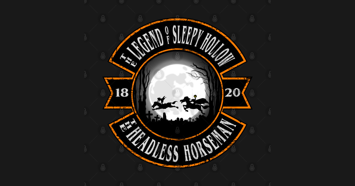 The Legend of Sleepy Hollow, The Headless Horseman, circle, 1820 - The ...