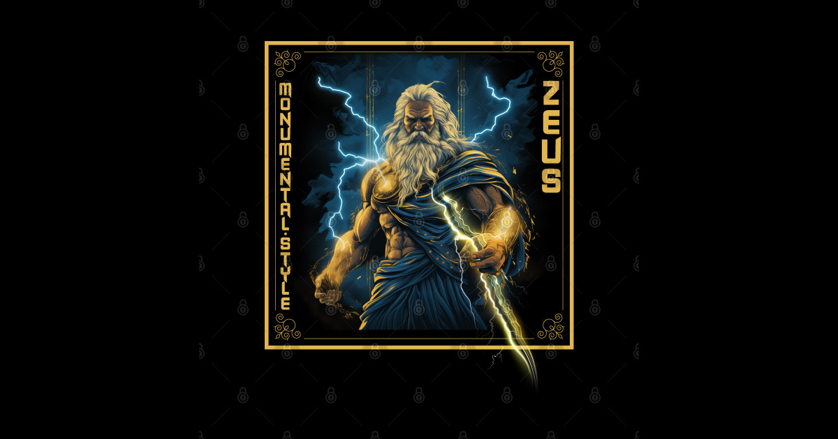 Zeus by Monumental.Style - Zeus - Sticker | TeePublic