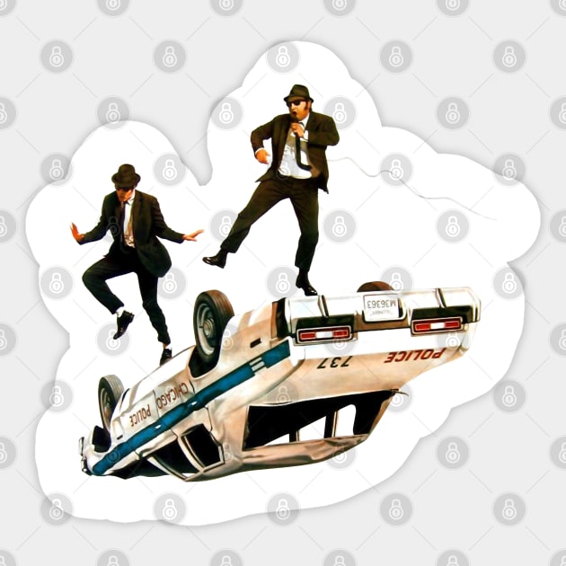 the blues brothers - The Blues Brothers - Sticker | TeePublic