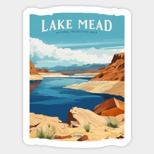 Retro Lake Mead National Recreation Stickers for Sale | TeePublic