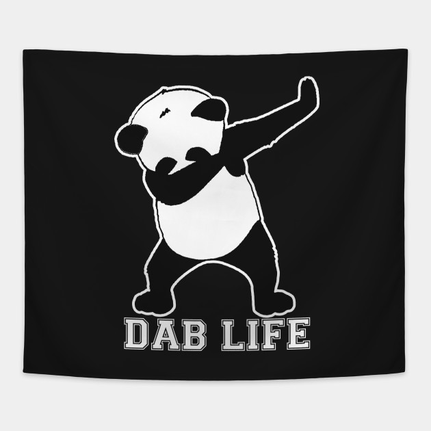 Panda Dab Life - Dab - Tapestry | TeePublic