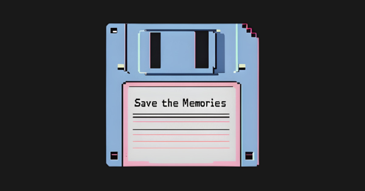 Memories Floppy Disk - Memories - T-Shirt | TeePublic