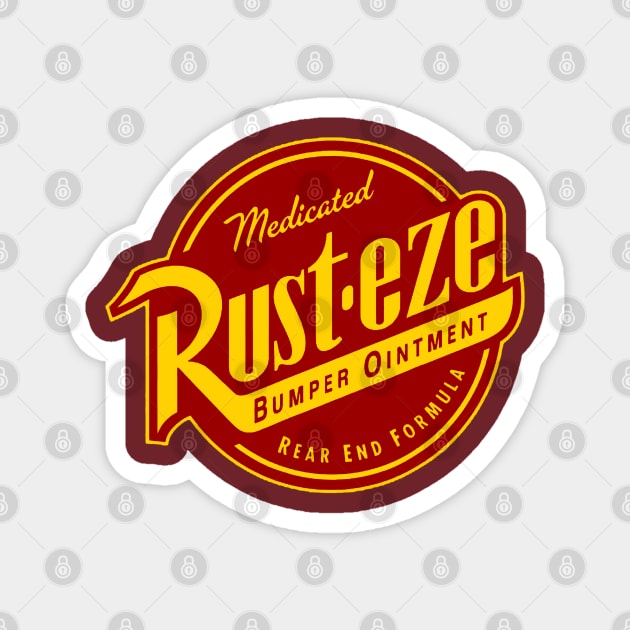Vintage Rust-eze Bumper Ointment 1990 - Vintage - Magnet | TeePublic