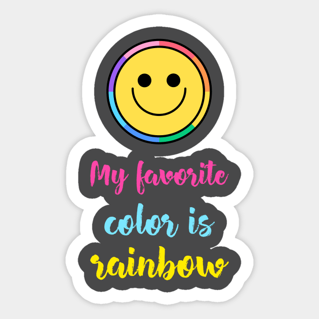 Rainbow color - Rainbow - Sticker | TeePublic