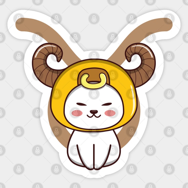 Taurus Zodiac Cat - Taurus - Sticker | TeePublic