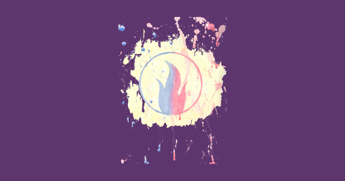 Watercolor Pyro logo - Team Fortress 2 - T-Shirt | TeePublic