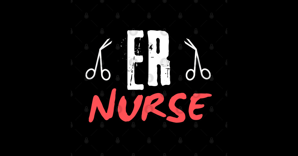 ER Nurse - Er Nurse - Sticker | TeePublic