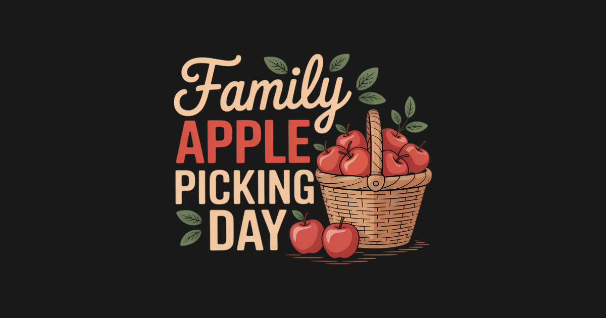 Family Apple Picking Day - Family Apple Picking Day - T-Shirt | TeePublic
