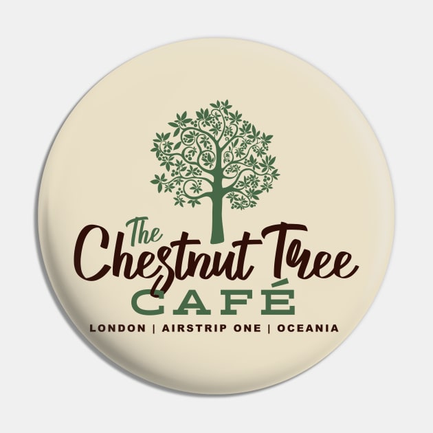 Chestnut Tree Cafe - 1984 - Pin | TeePublic