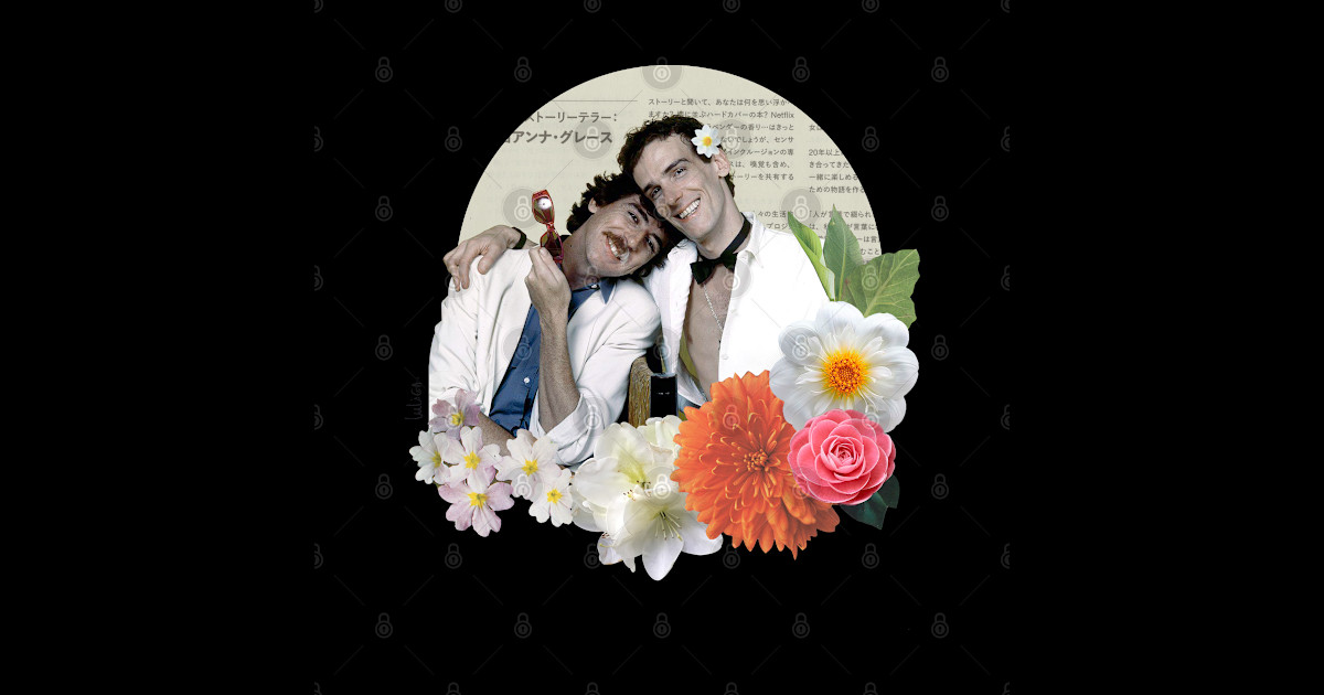 Charly y el flaco Spinetta - Charly Garcia - Sticker | TeePublic