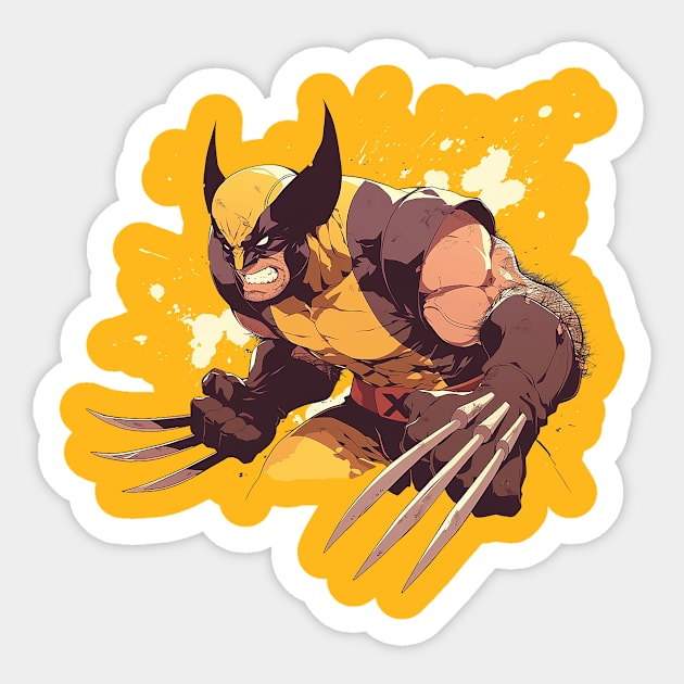 wolverine - Wolverine - Sticker | TeePublic
