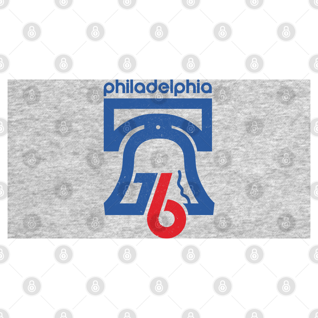 Retro 76 Bicentennial Hoops Tee Shirt - Philadelphia 76ers - T-Shirt ...