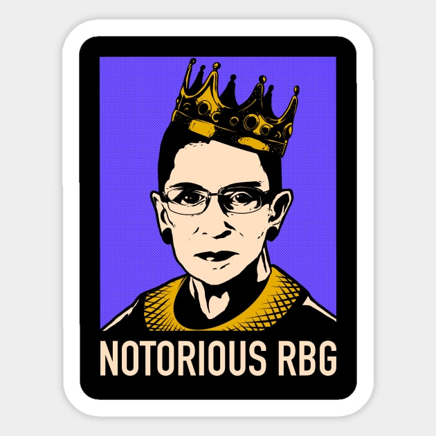 Notorious big - Notorious Rbg - Sticker | TeePublic