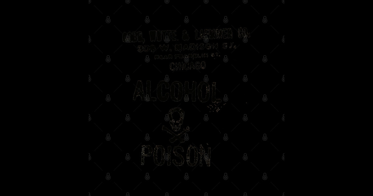 Prohibition Era label - Prohibition Sign - Sticker | TeePublic