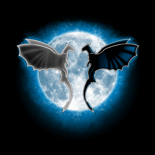 Moon Dragons Dragon Mug Teepublic