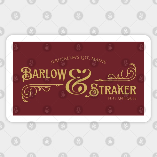 Barlow & Straker - Jerusalems Lot - Sticker | TeePublic