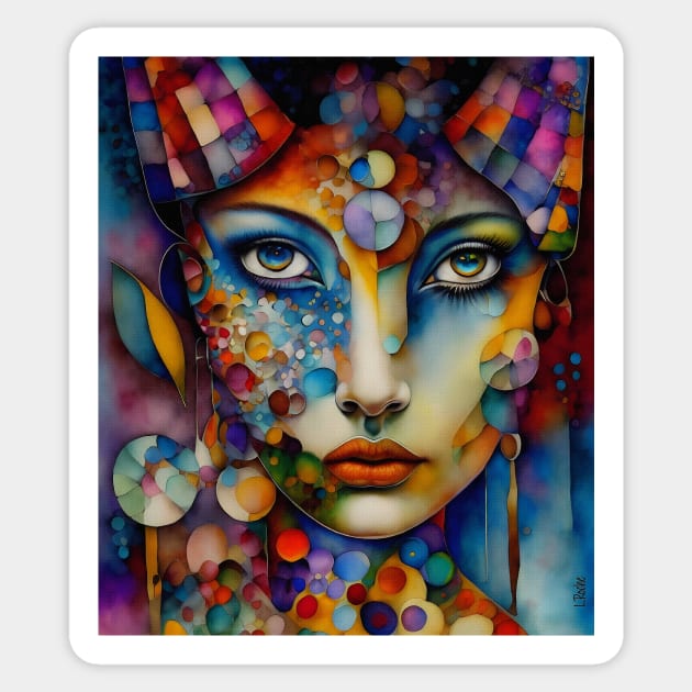 color soul - Woman - Sticker | TeePublic