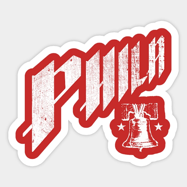 Philly connect phillies - Phillies - Sticker | TeePublic