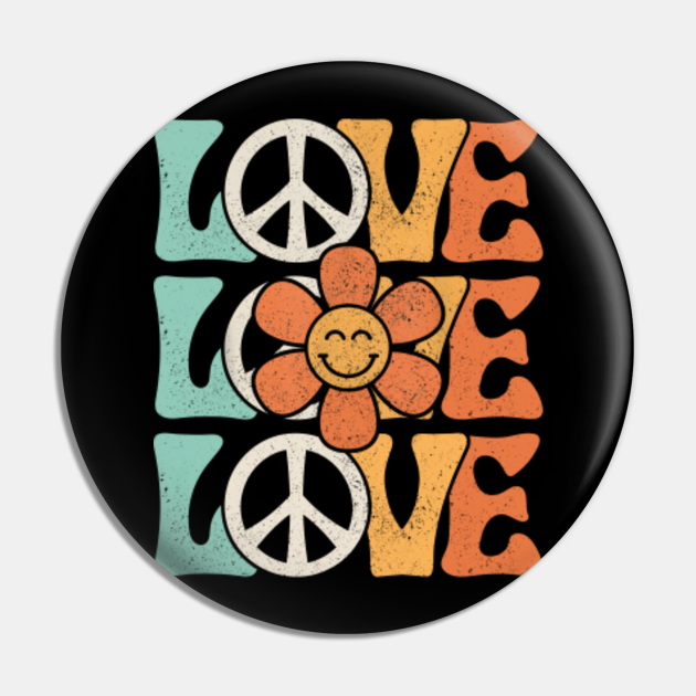 Peace Sign Love 60s 70s Costume 70 Theme Party Groovy Hippie - Peace ...