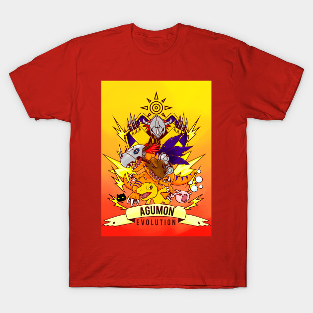 digimon agumon evolution - Patamon - T-Shirt | TeePublic