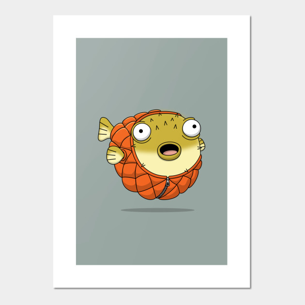 Puffer fish - Pufferfish - Posters and Art Prints | TeePublic