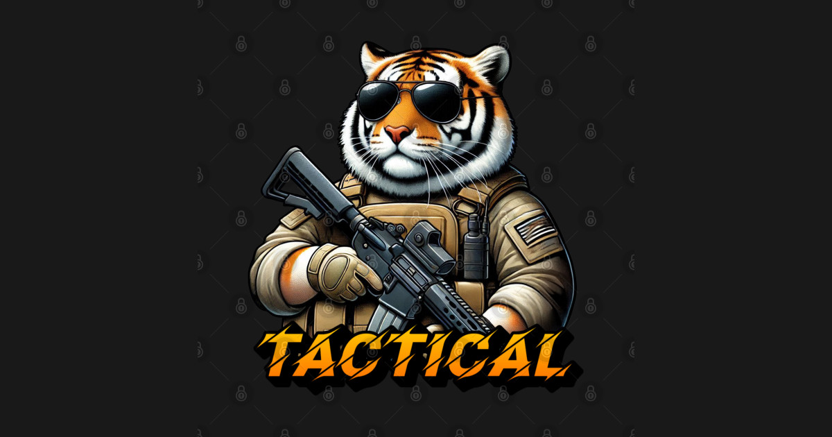 Tactical Tiger - Tiger - T-Shirt | TeePublic