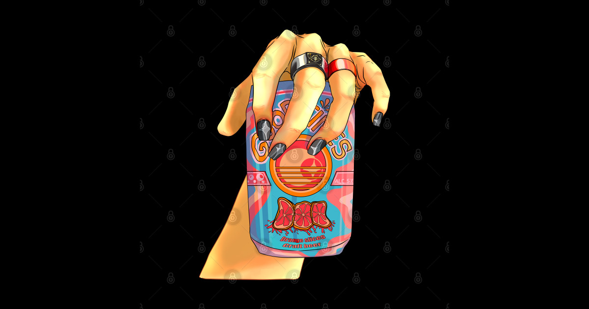 Beer can - Vintage - Sticker | TeePublic