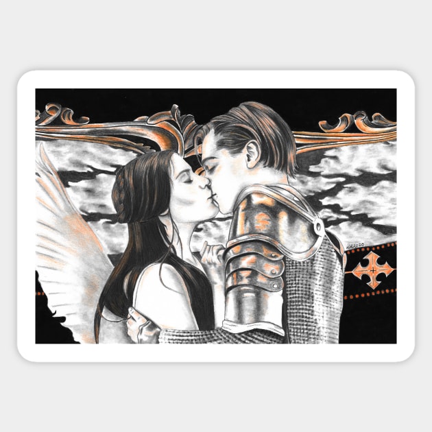 Romeo and Juliet drawing - Romeo - Sticker | TeePublic