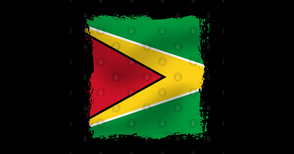 Guyana National flag - Guyana Flag - Sticker | TeePublic
