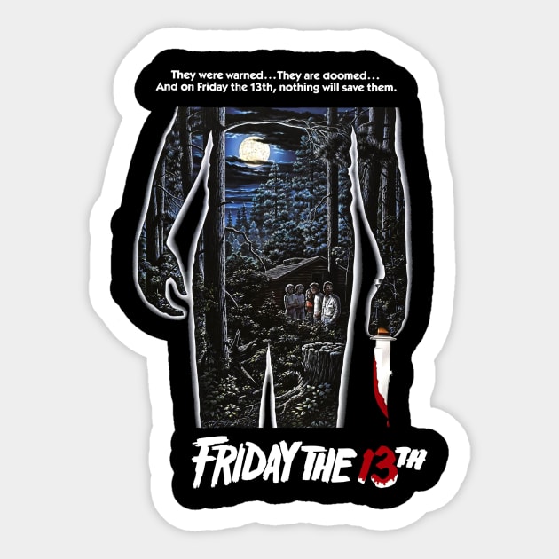 Friday the 13th Poster - Friday The 13th - Sticker | TeePublic