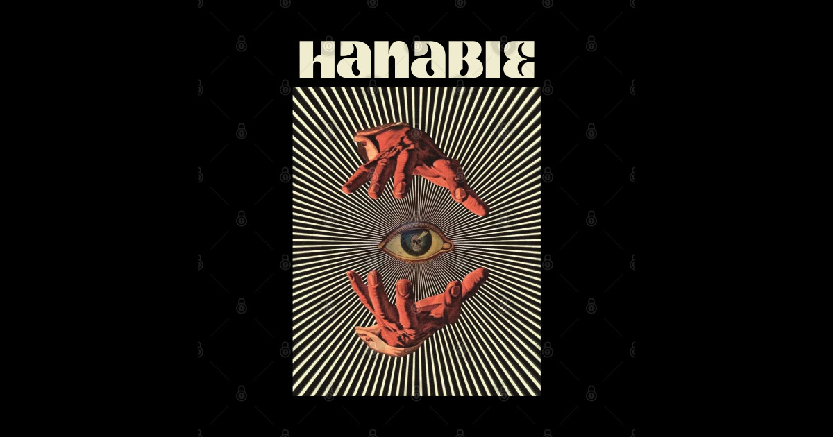 Hand Eyes Hanabie - Hanabie - Sticker | TeePublic